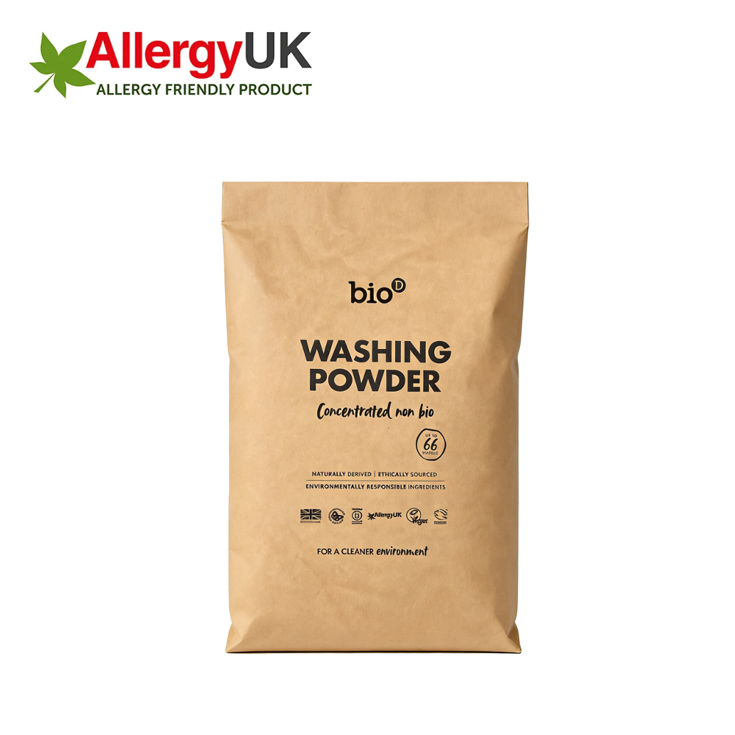 Bio-D Concentrated Non Bio Washing Powder - Fragrance Free 天然濃縮無味低敏環保洗 ...